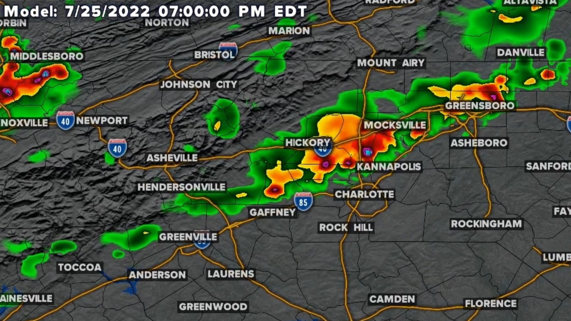 Woman charged after deputies find her walking on I-77 with abducted ...