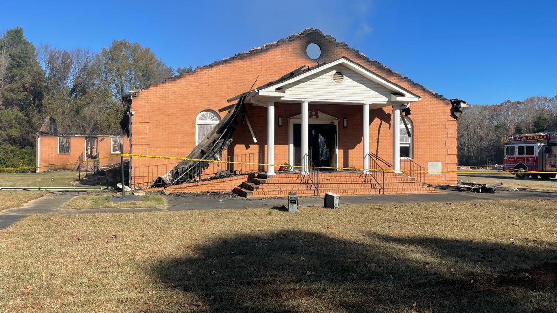 Beloved Chester County church destroyed by large fire | wcnc.com
