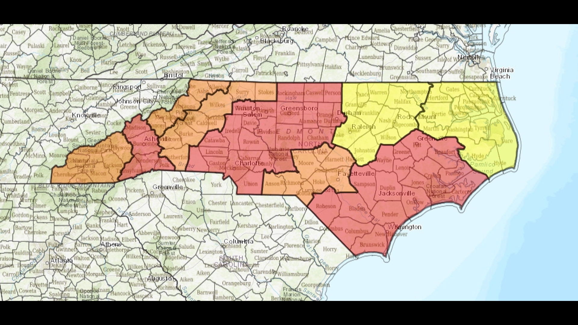 County list: North Carolina's fire danger | wcnc.com