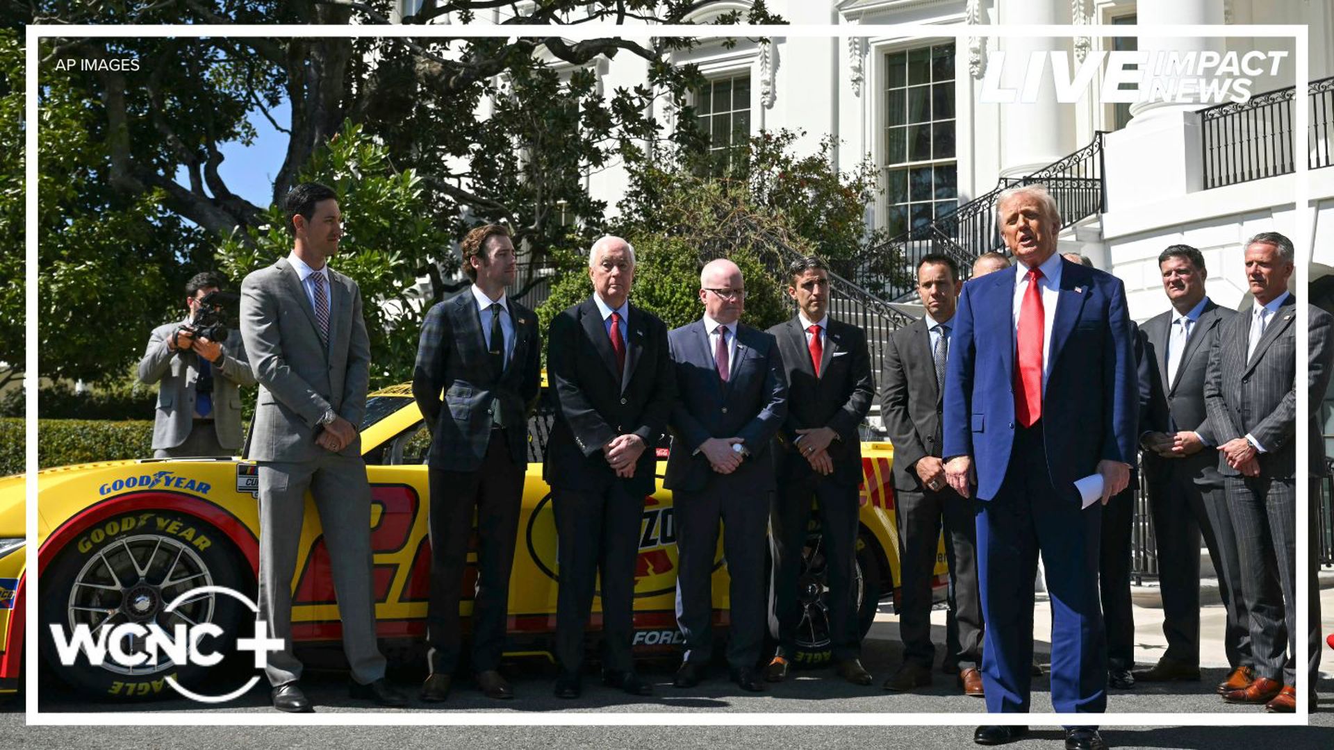 Team Penske celebrates racing success at White House with Trump | wcnc.com