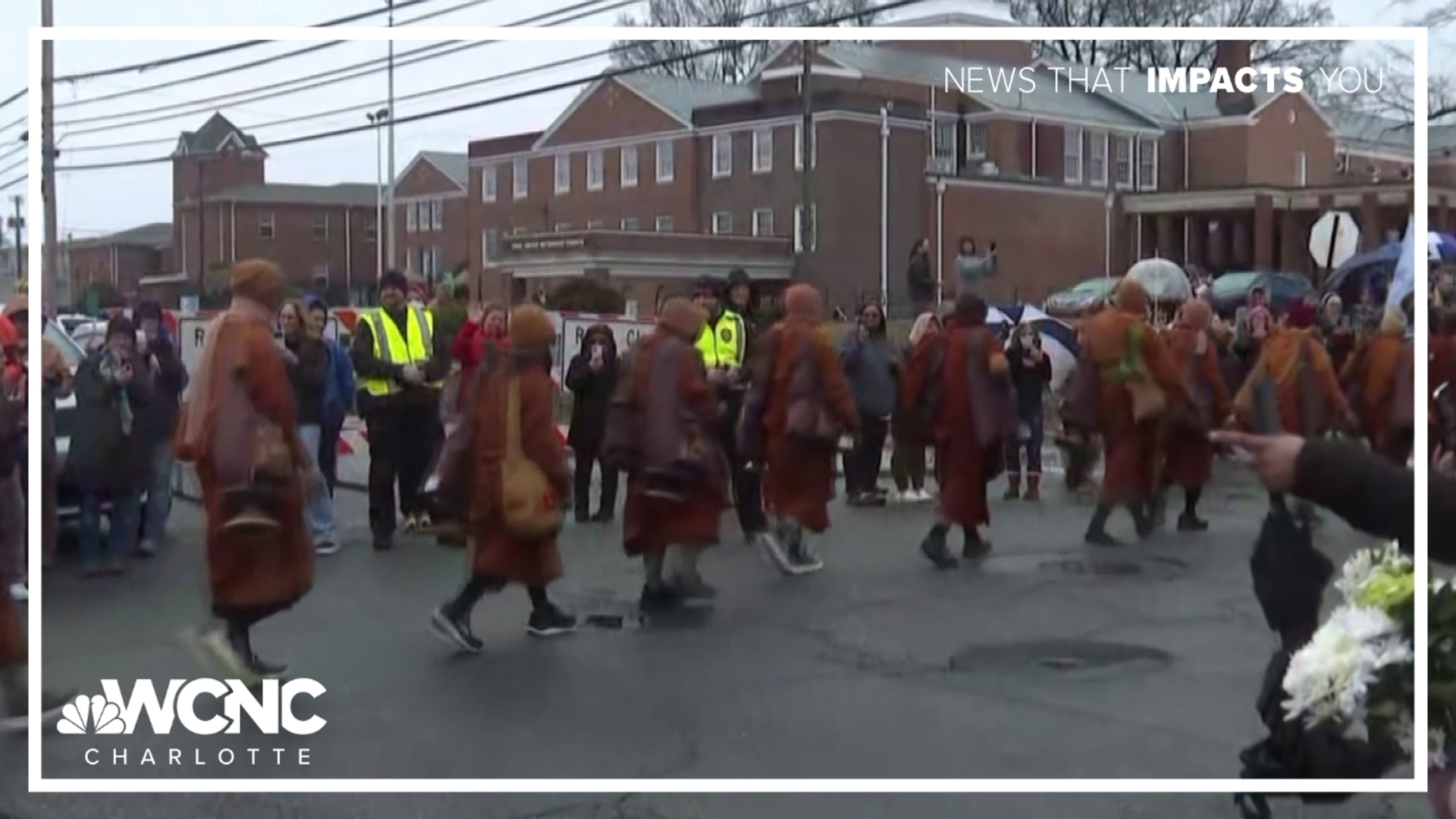 Buddhist monks arrive in Greensboro | wcnc.com