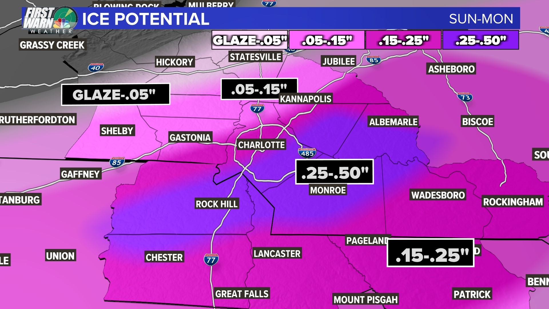 'Get ready': Winter storm expected in Charlotte area this weekend ...