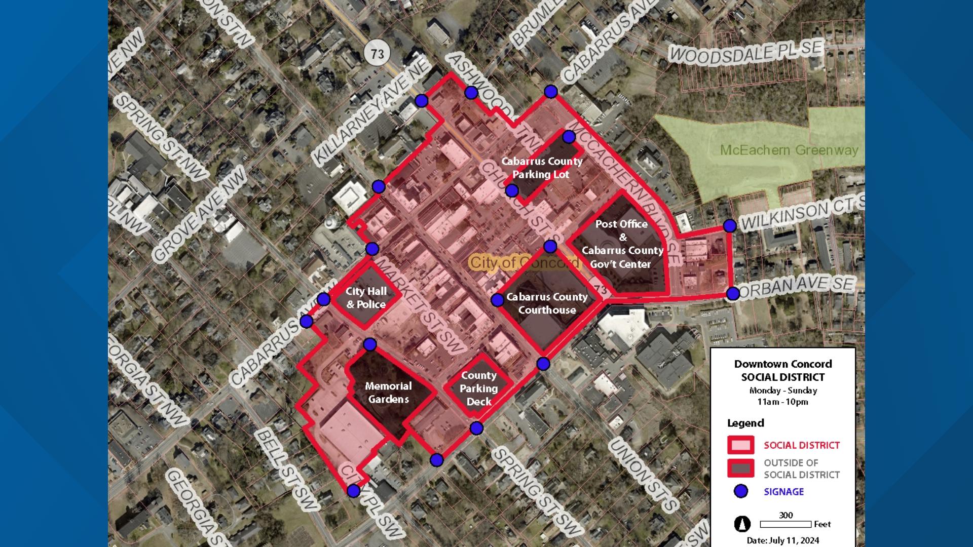 Concord social district goes into effect | wcnc.com