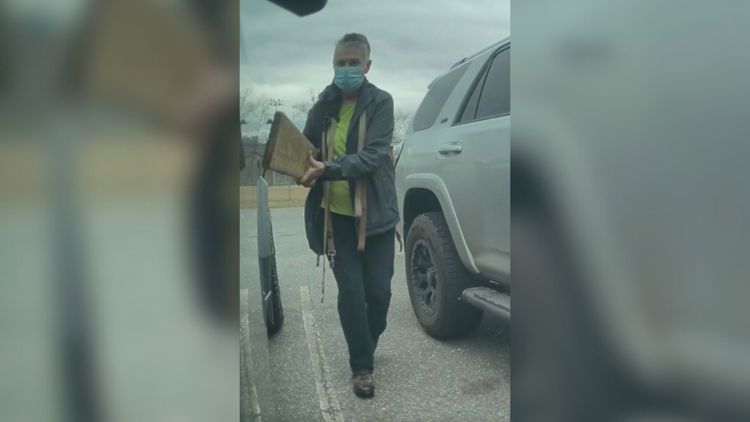 Woman caught on camera vandalizing Cybertruck, sheriff says | wcnc.com