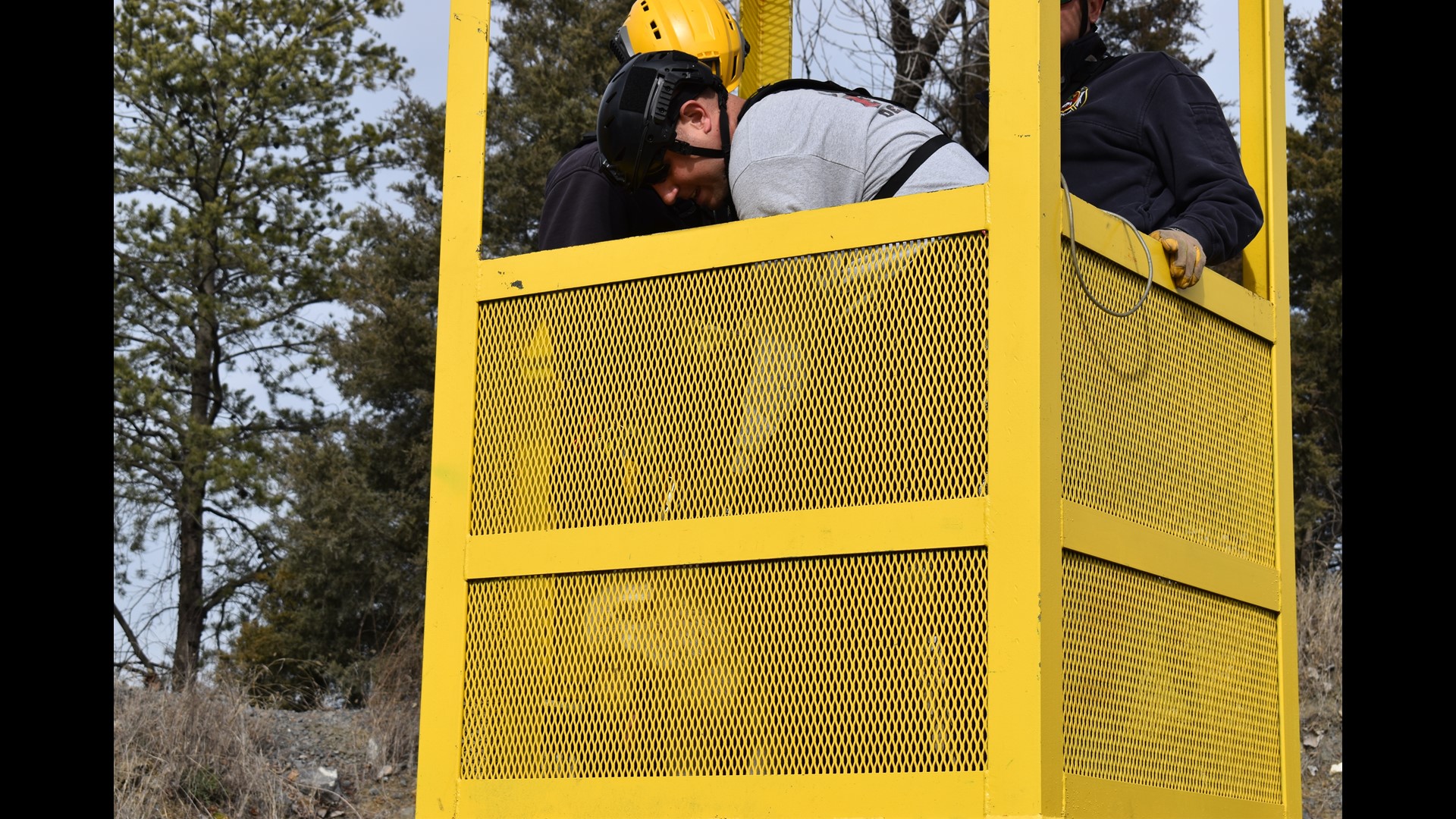 Rescuers in Charlotte use crane to lift trapped dog out of quarry ...