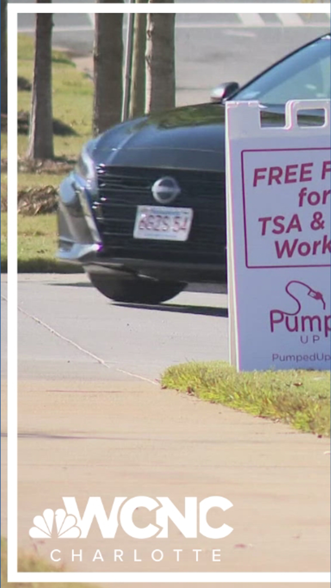 Charlotte business gives away free gas for TSA and air traffic control ...