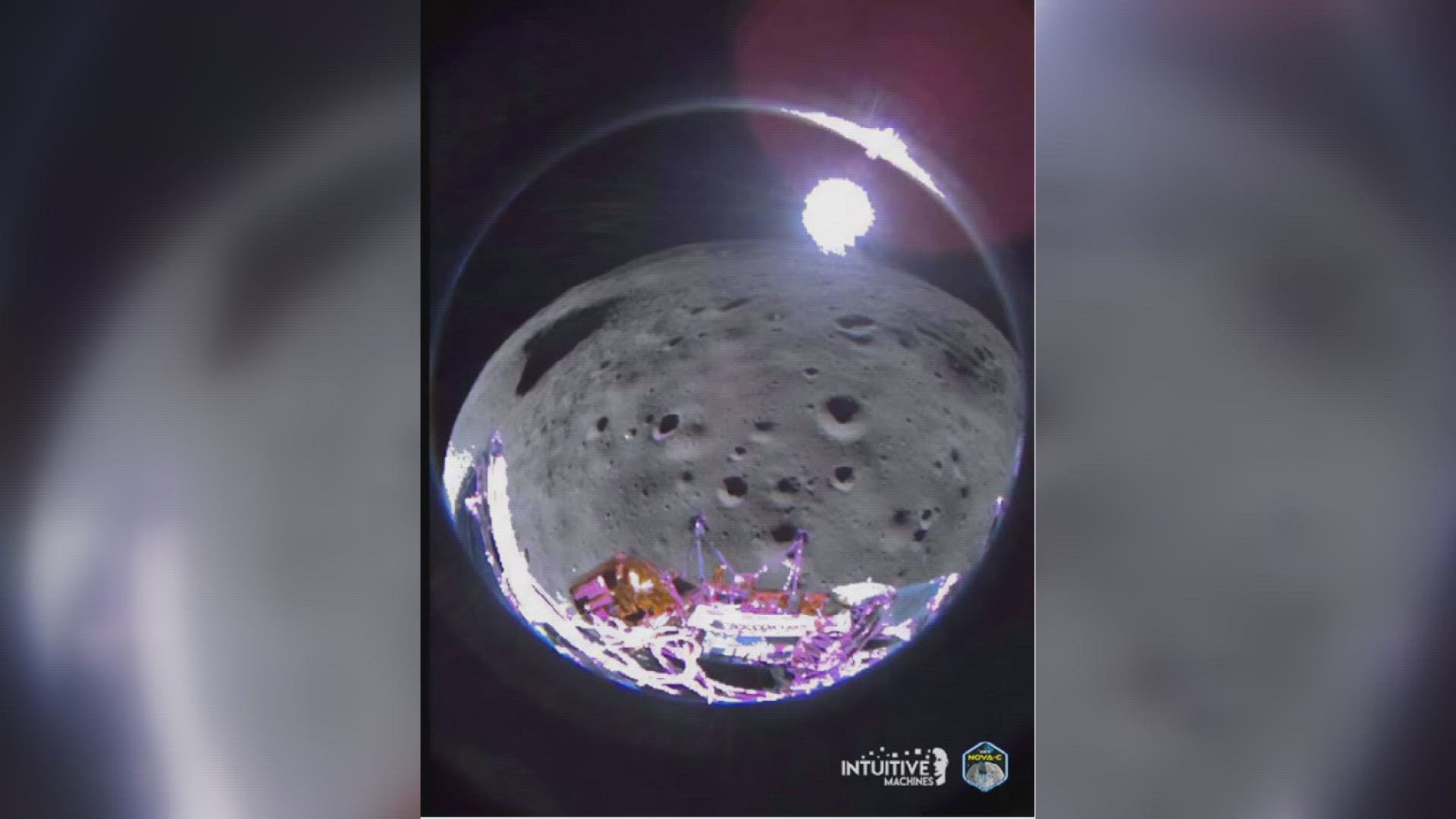 First Images Released From Odysseus Lunar Lander