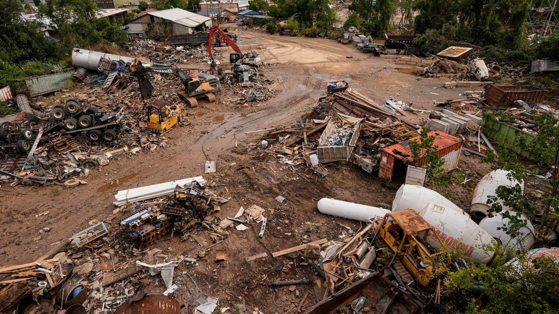 Charlotte homes destroyed from Helene floodwaters | wcnc.com
