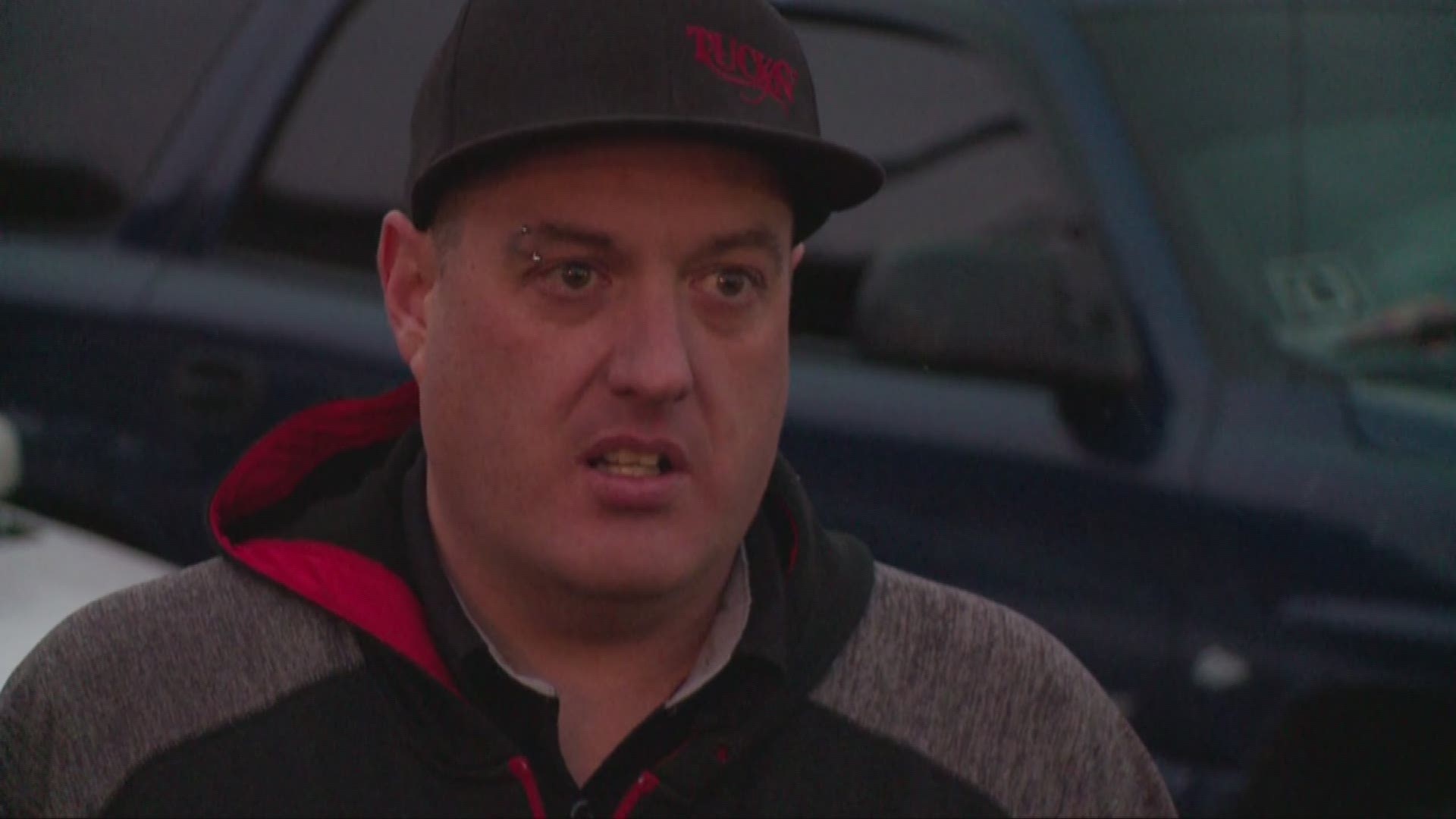 Tire smashes through car's windshield | wcnc.com