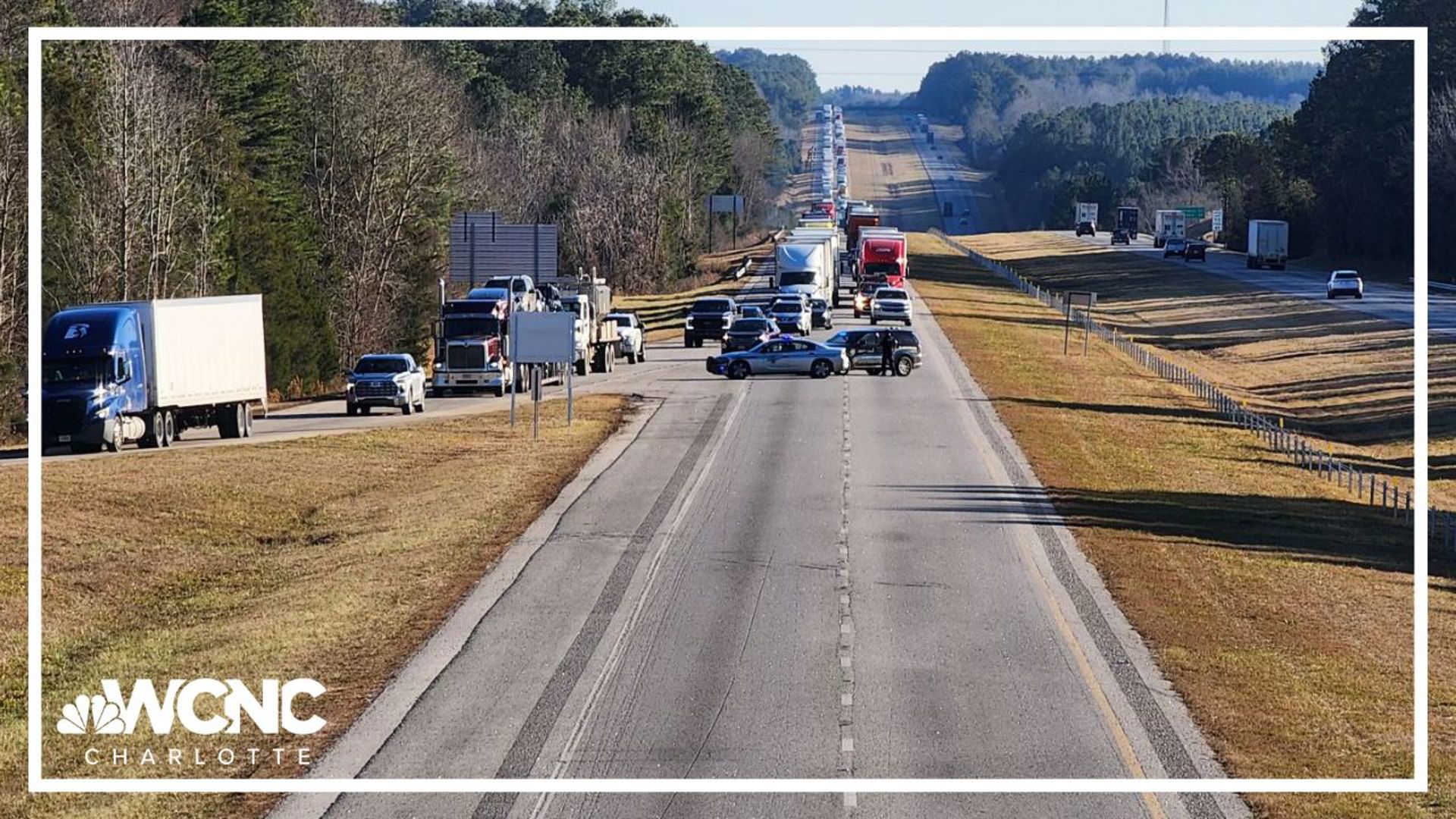I-77 North blocked in Chester County, South Carolina | Traffic | wcnc.com