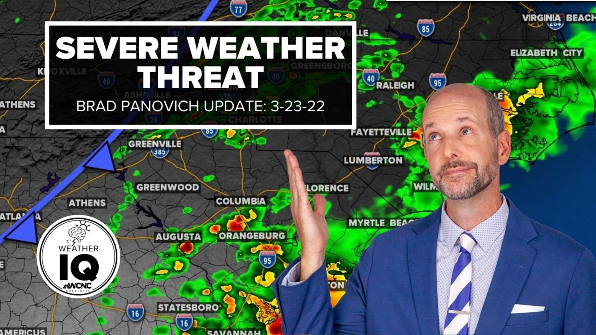 Brad Panovich update: Severe weather possible Wednesday evening | wcnc.com