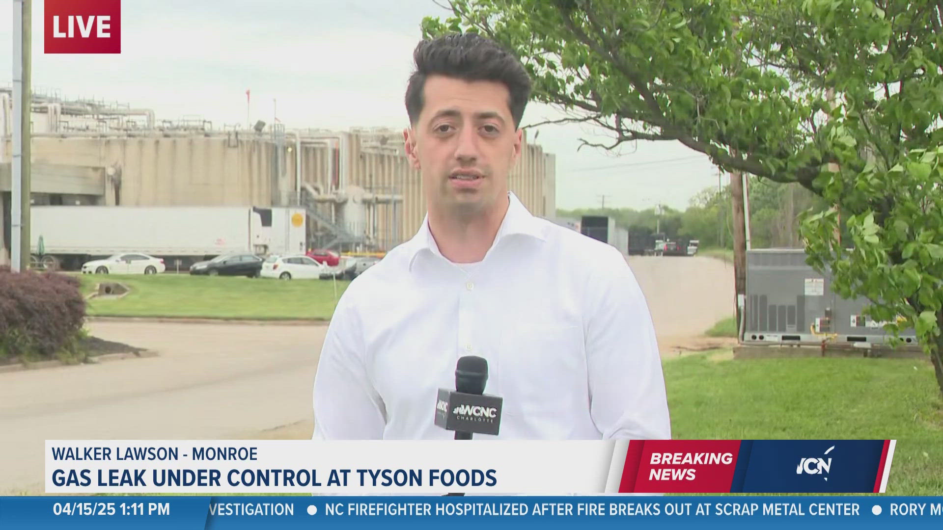 Gas leak prompts evacuation at Tyson Foods facility | wcnc.com