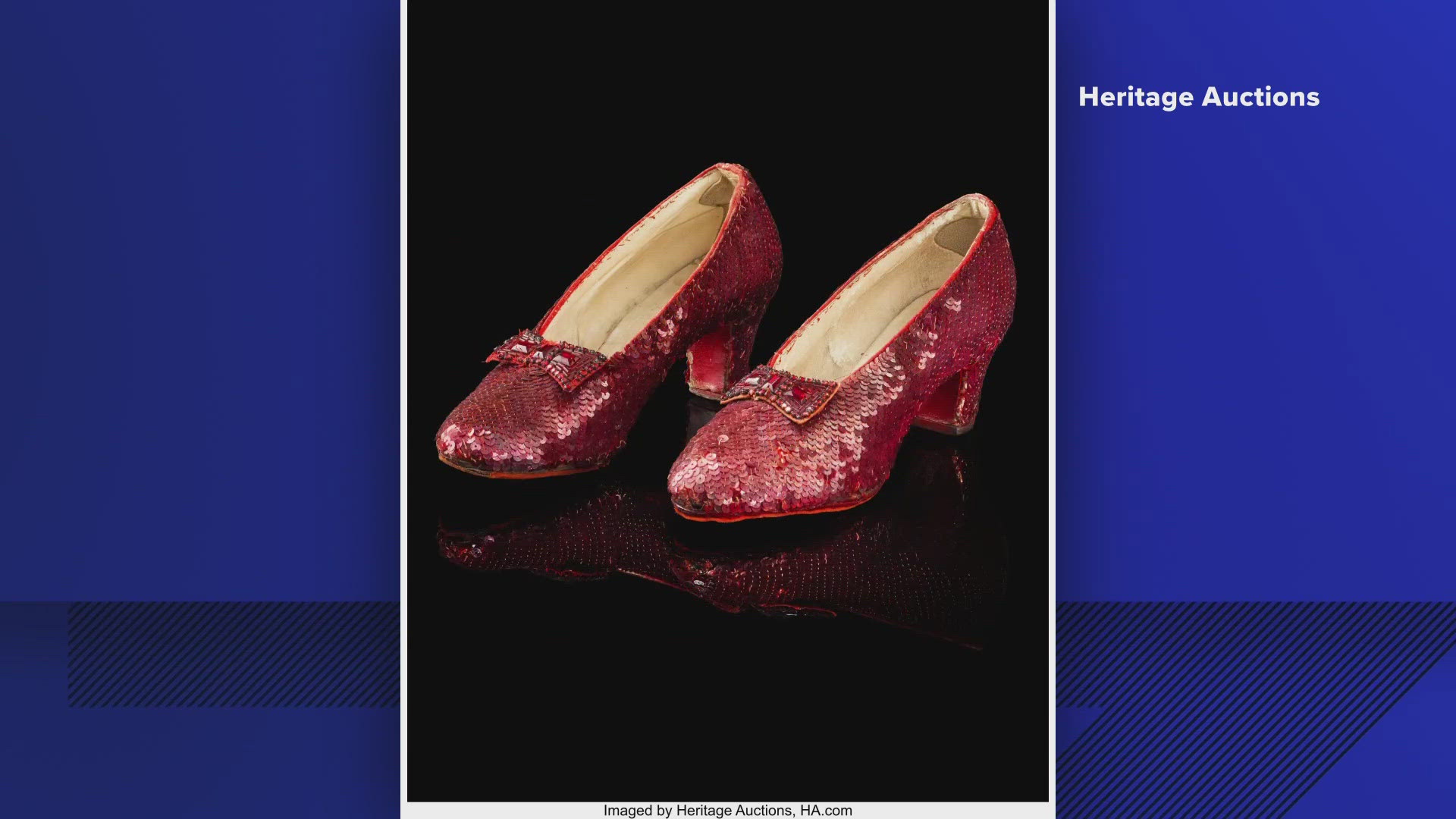 Ruby slippers from 'The Wizard of Oz' auctioned for $32.5 million in Dallas | wcnc.com