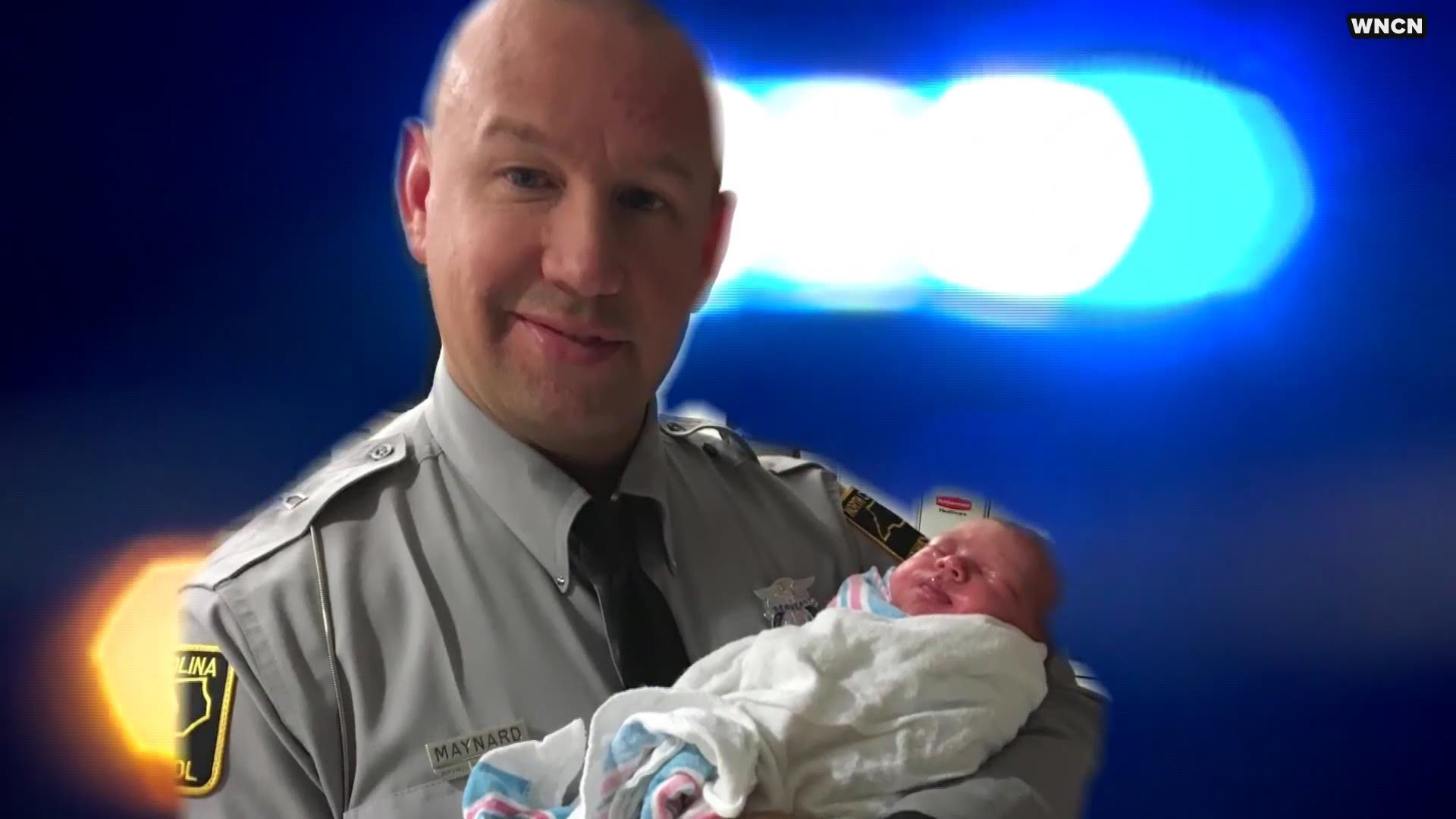 NC Trooper Holds Baby After Helping With Road Side Delivery | wcnc.com