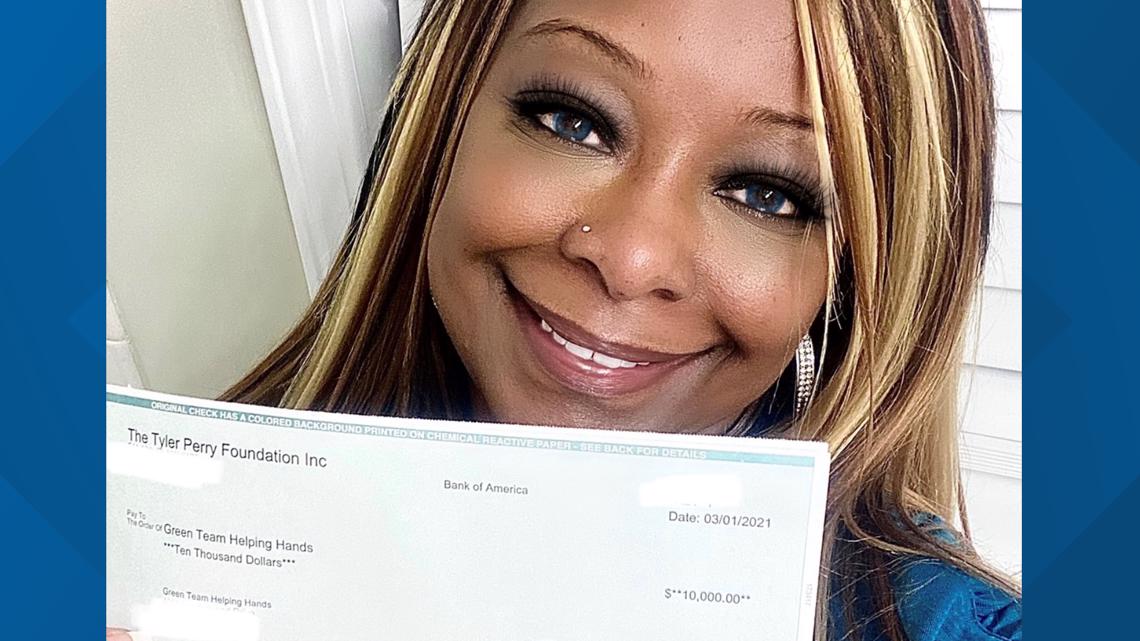 The Tyler Perry awards a $10K check to a Greensboro nonprofit | wcnc.com