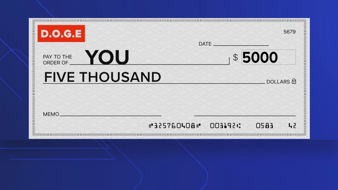 $5,000 DOGE Checks: Here's the latest... | wcnc.com