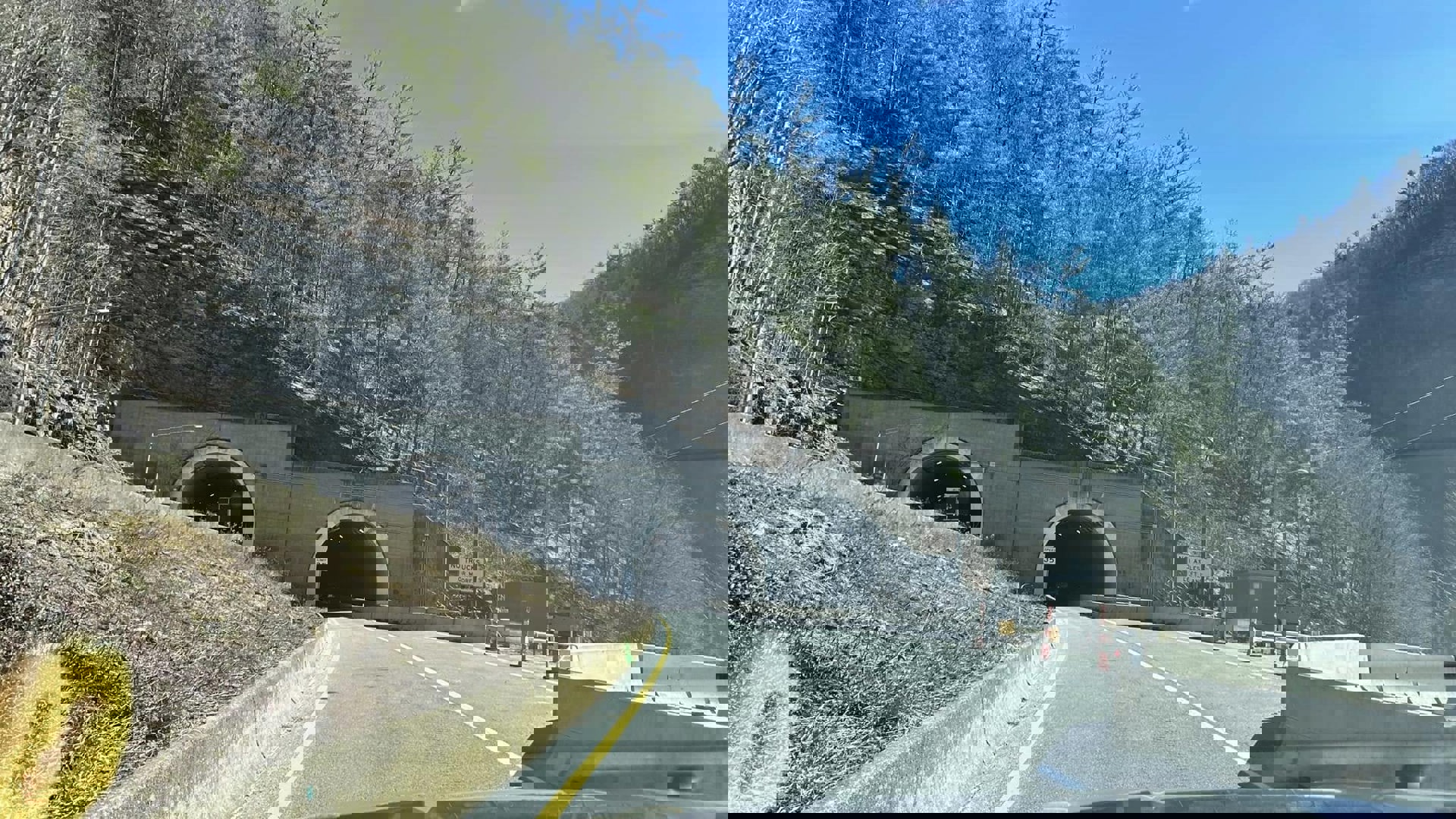 Driving the reopened portion of I-40 at the North Carolina-Tennessee state line | wcnc.com