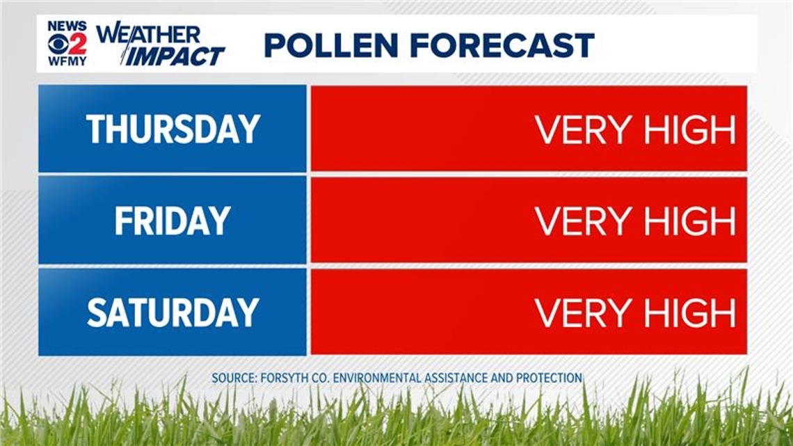 Warm weather spikes a start to pollen season in North Carolina | wcnc.com
