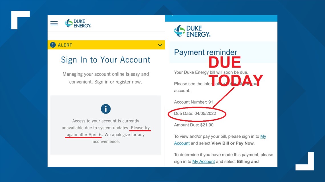 Duke Energy Bill Payand Web System Is Down How To Pay Your Bill