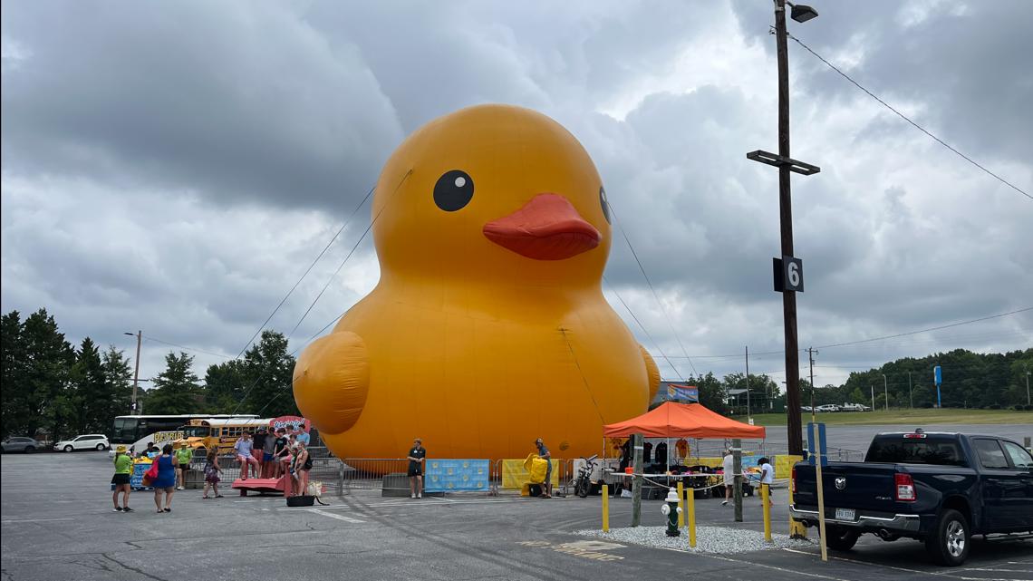 World's largest duck quacks her way to Greensboro | wcnc.com