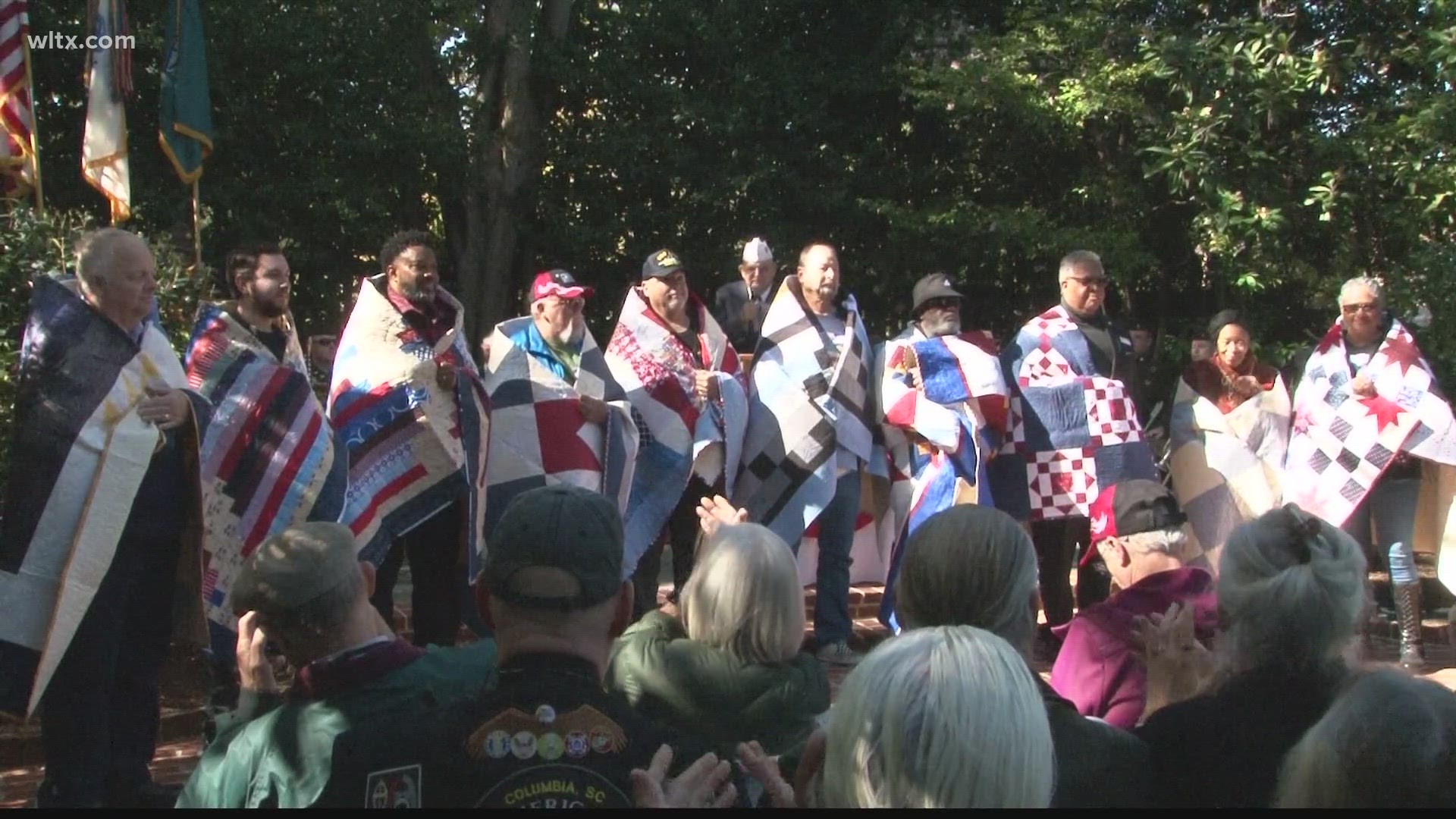 Quilts of Valor Columbia, South Carolina honors veterans | wcnc.com