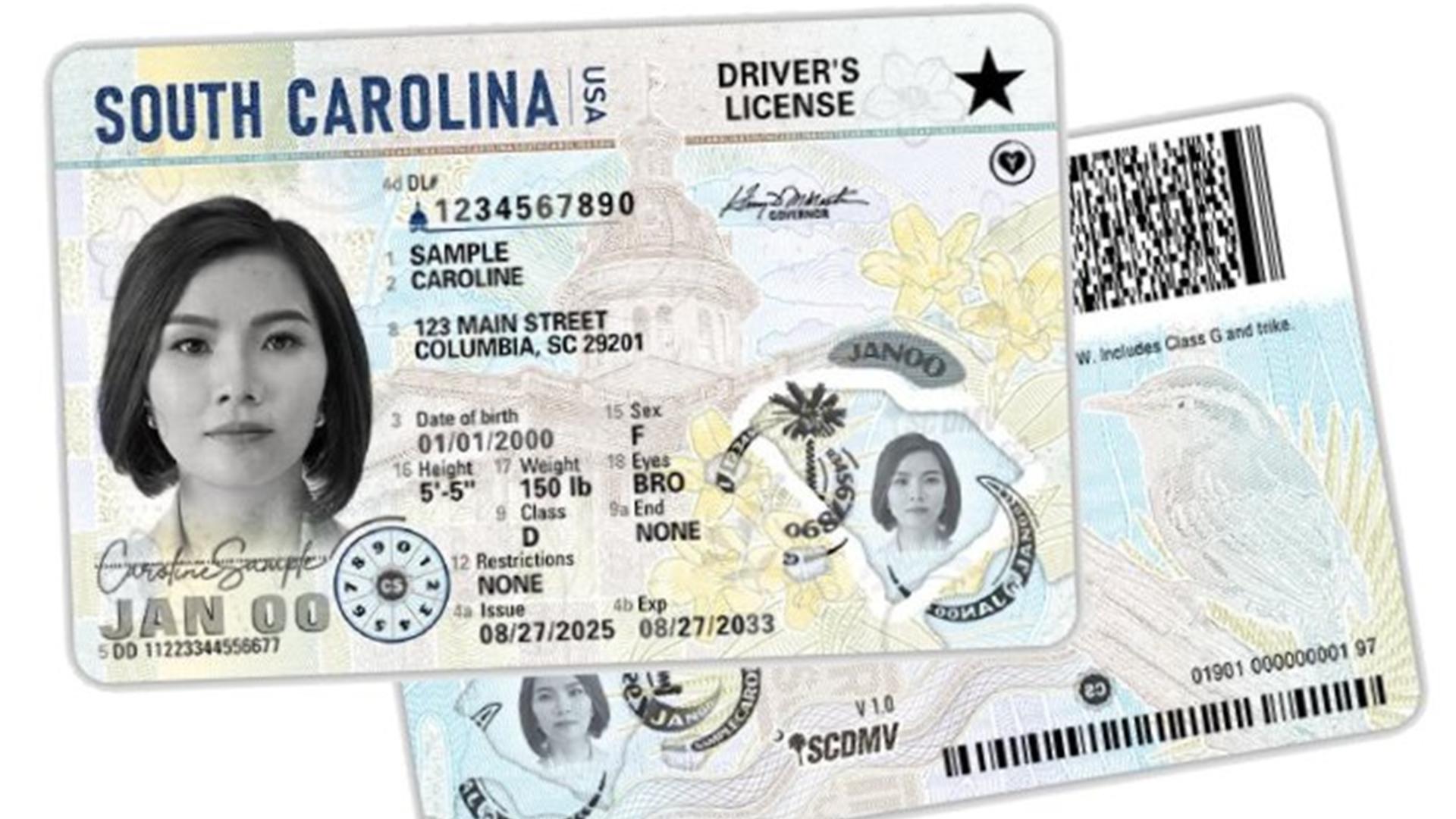 New design of South Carolina driver's licenses debuts | wcnc.com