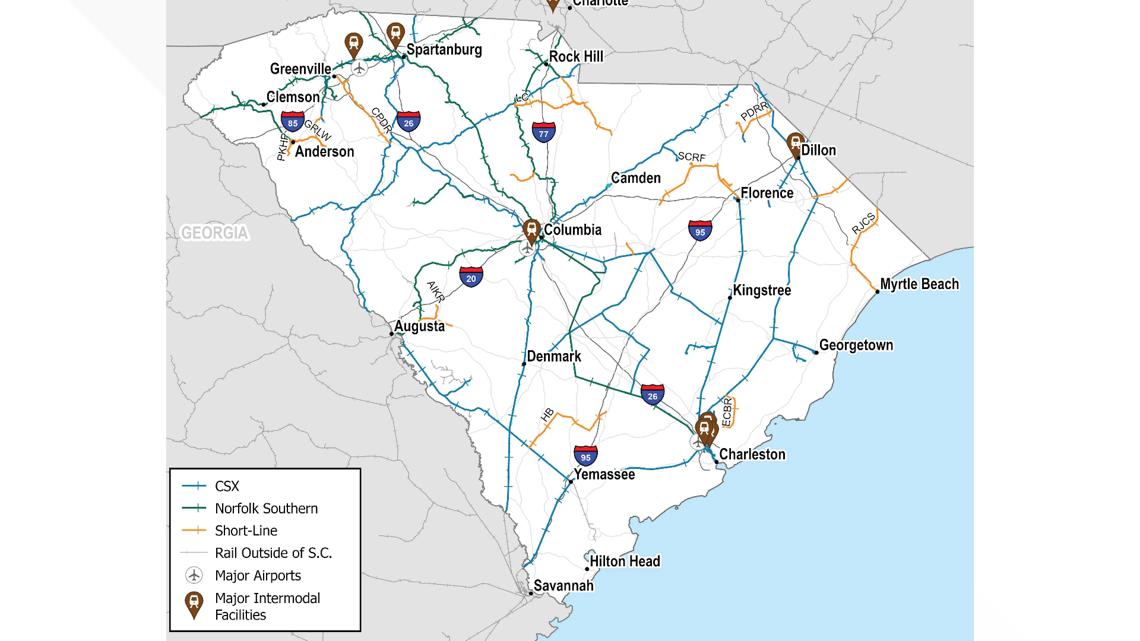 SCDOT wants public input on future of rail roads in SC | wcnc.com