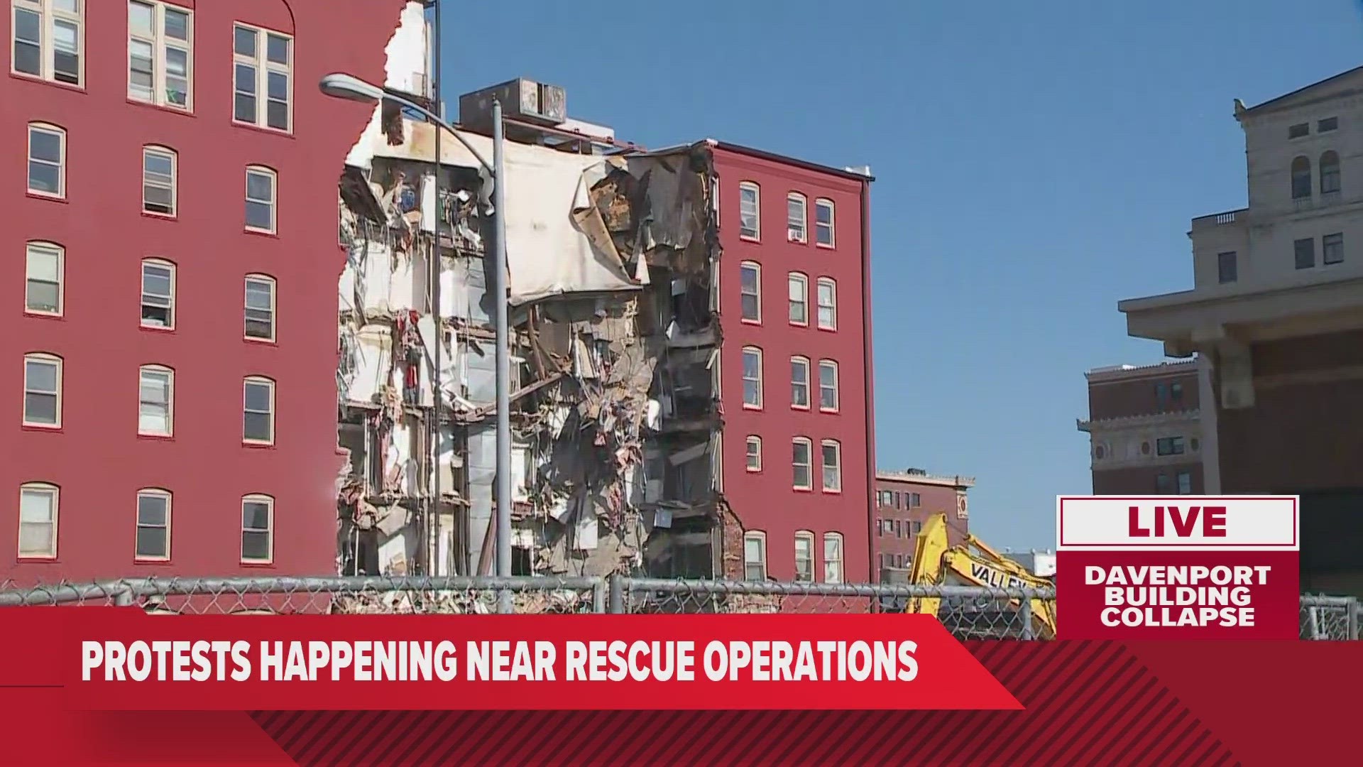 Davenport, Iowa building collapse: Mayor holds press conference | wcnc.com
