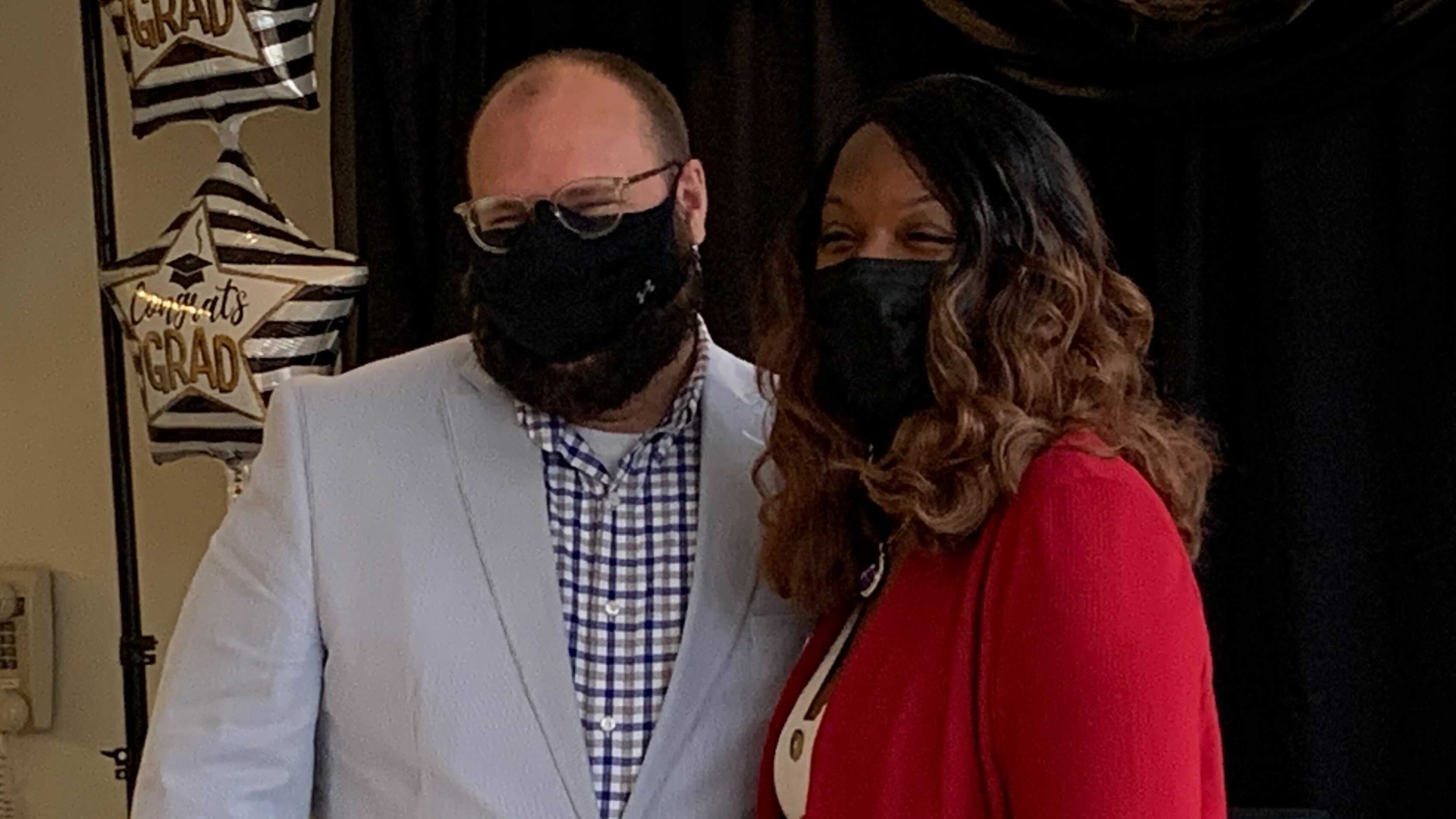 Mother of slain siblings surprised with graduation party for late son ...