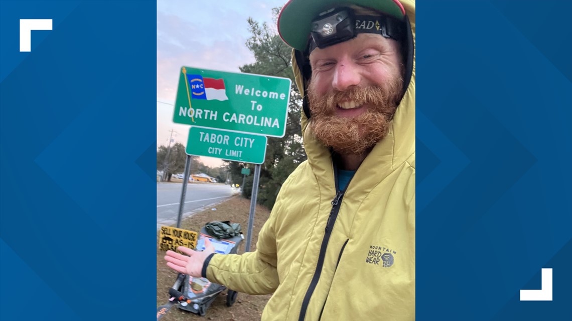 Kokomo man runs 12,000 miles 'around' the US | wcnc.com
