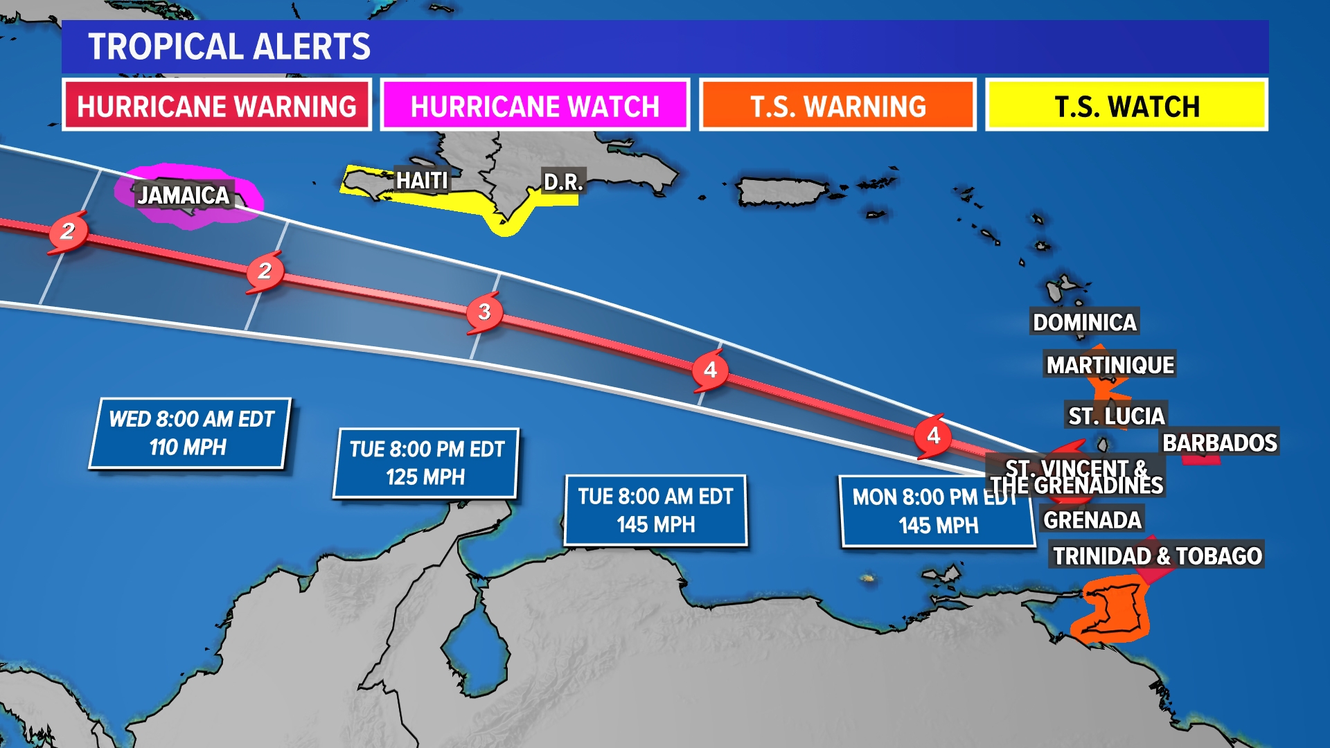 Hurricane Beryl becomes first hurricane of 2024 season | wcnc.com