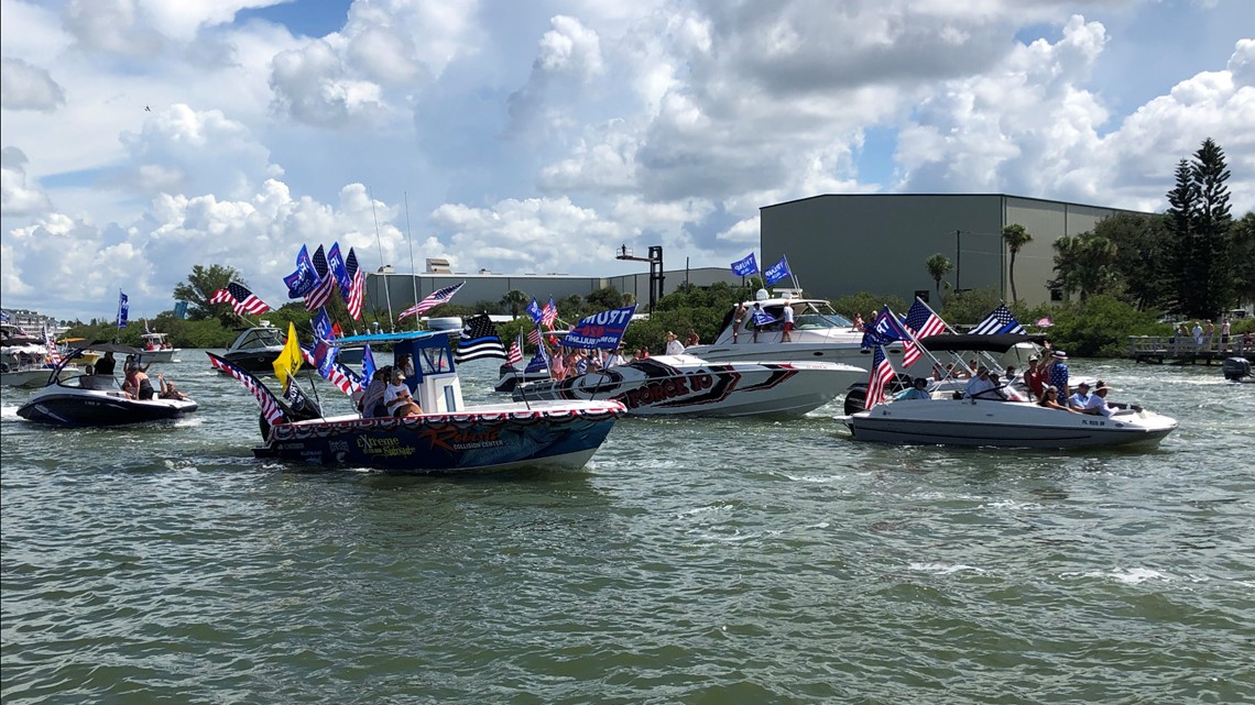 Trump boat parade attempts to break world record | wcnc.com