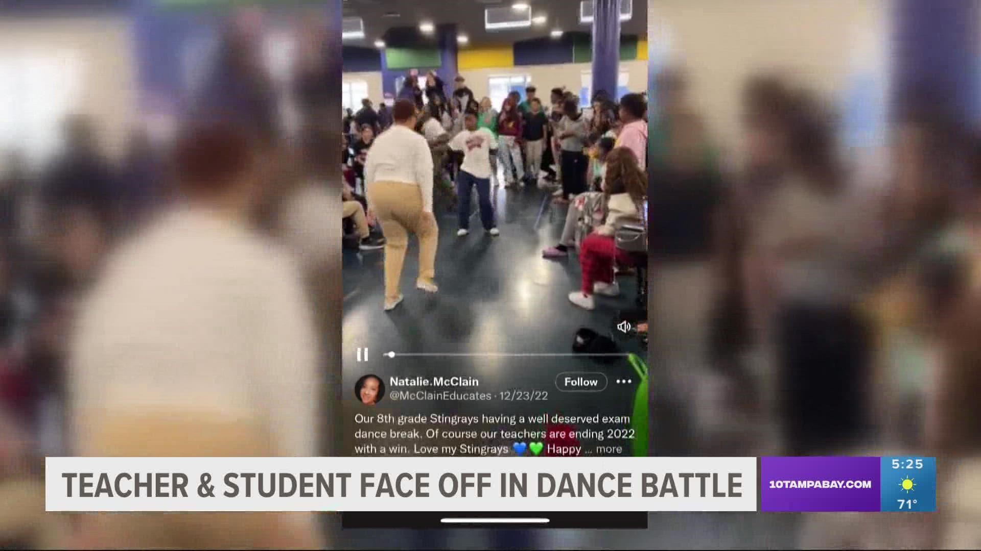 Dance battle between Fla. student and teacher goes viral | wcnc.com