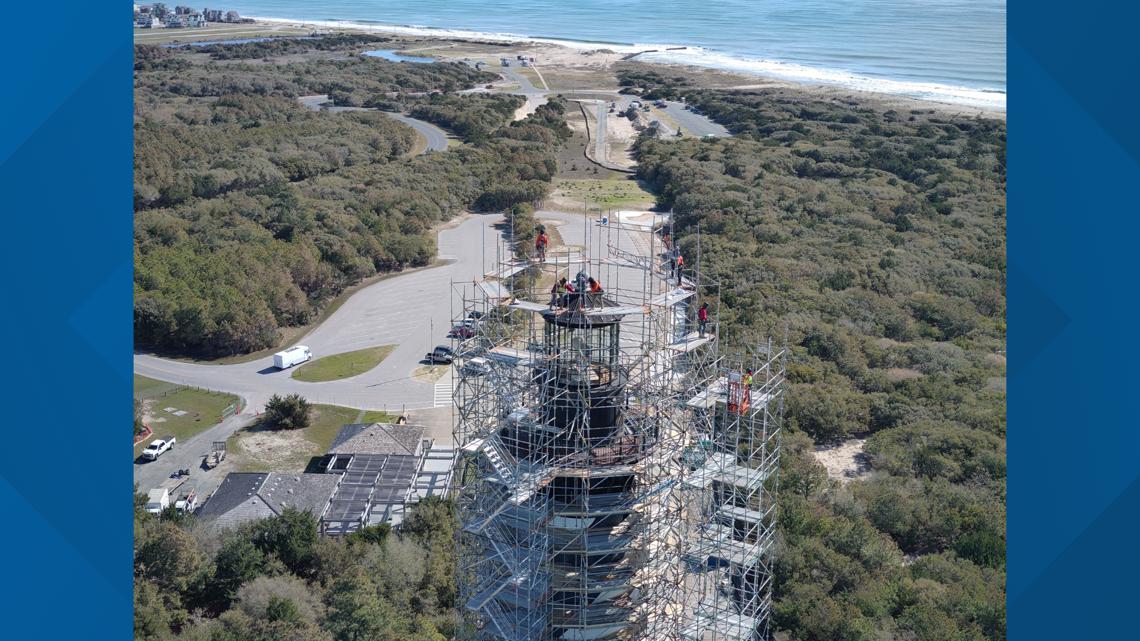 Work to restore Cape Hatteras Lighthouse underway | wcnc.com