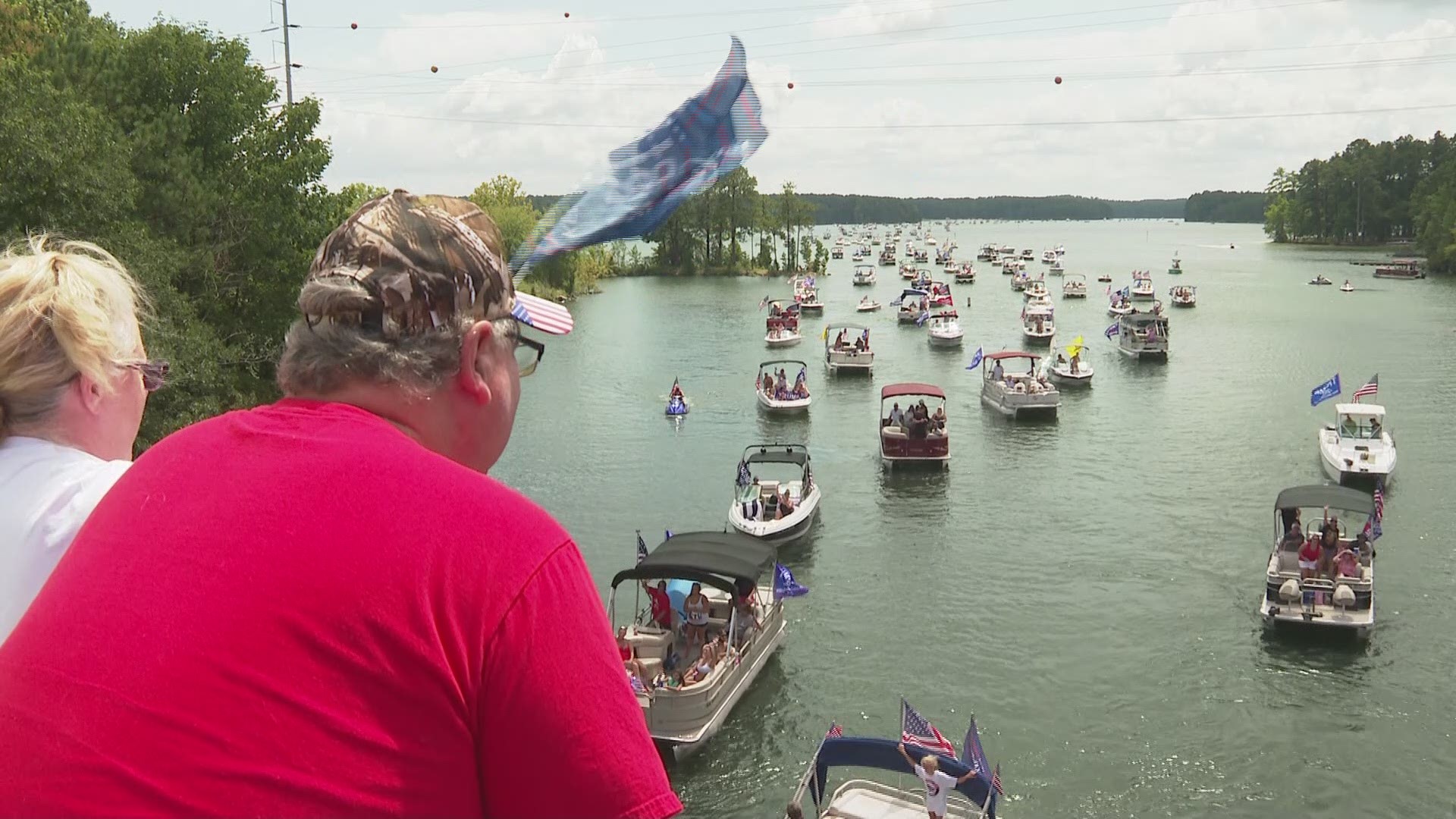 Trump boats rally held on Lake Allatoona Georgia | wcnc.com