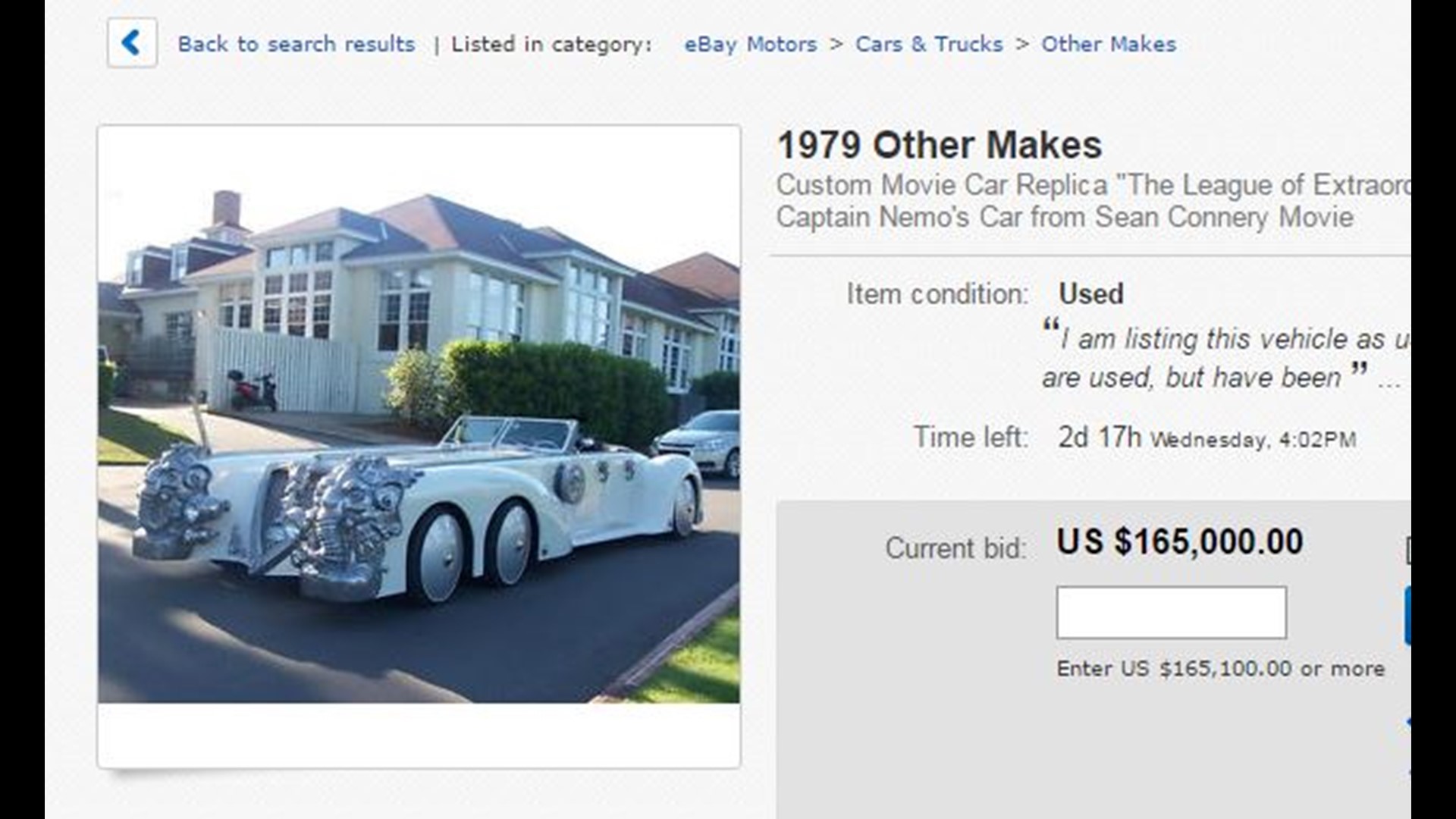 Iconic 'Nemo' car for sale on eBay | wcnc.com