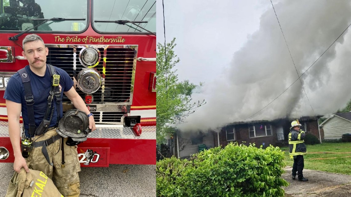 DeKalb County firefighter Peter Le returns line of duty | wcnc.com