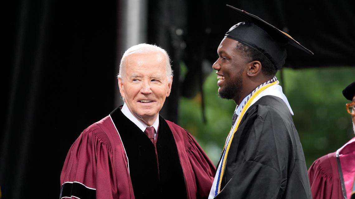 Biden Morehouse commencement address | Watch speech | wcnc.com