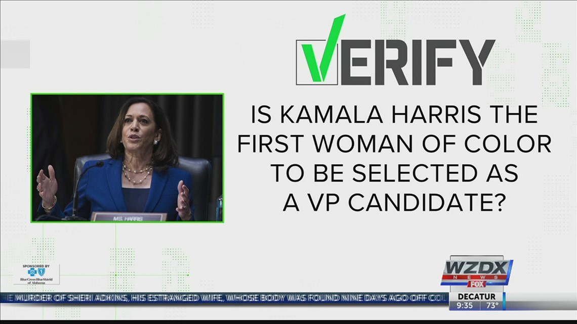 Is Kamala Harris the first women of color to run for VP? | wcnc.com